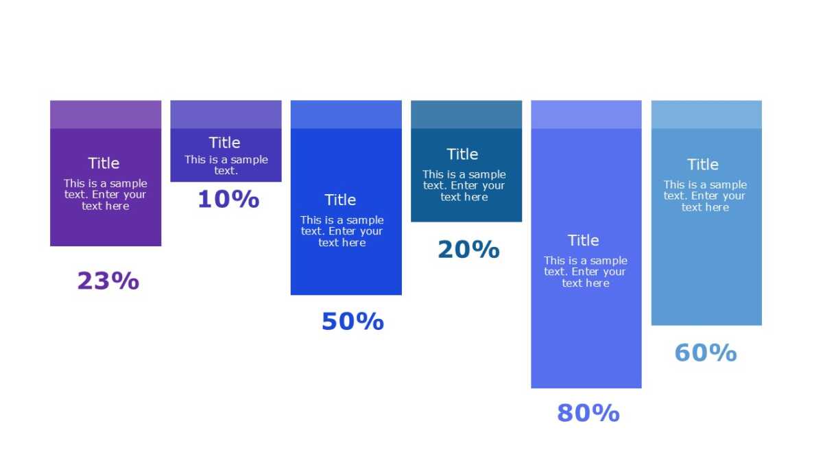 6-Step Percentage Comparison PowerPoint Templates - SlideFeast