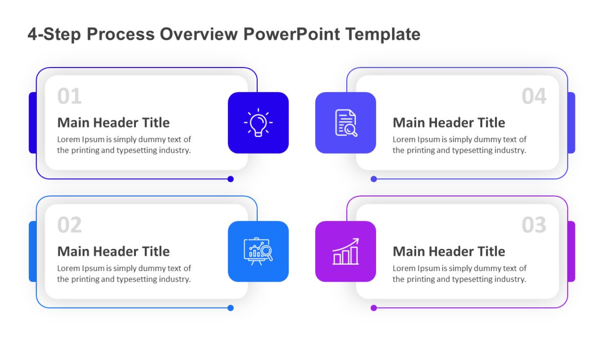 6 Steps Timeline PowerPoint Template - SlideFeast