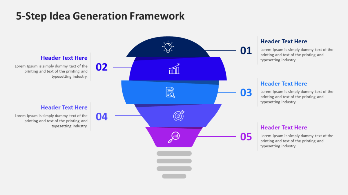 5 Step Idea Generation Framework - SlideFeast