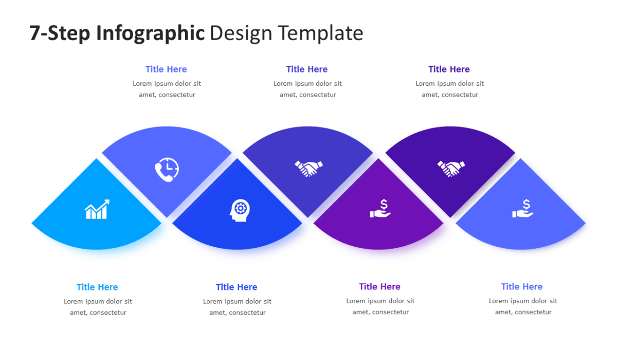 7 Step Infographic Design Template - SlideFeast