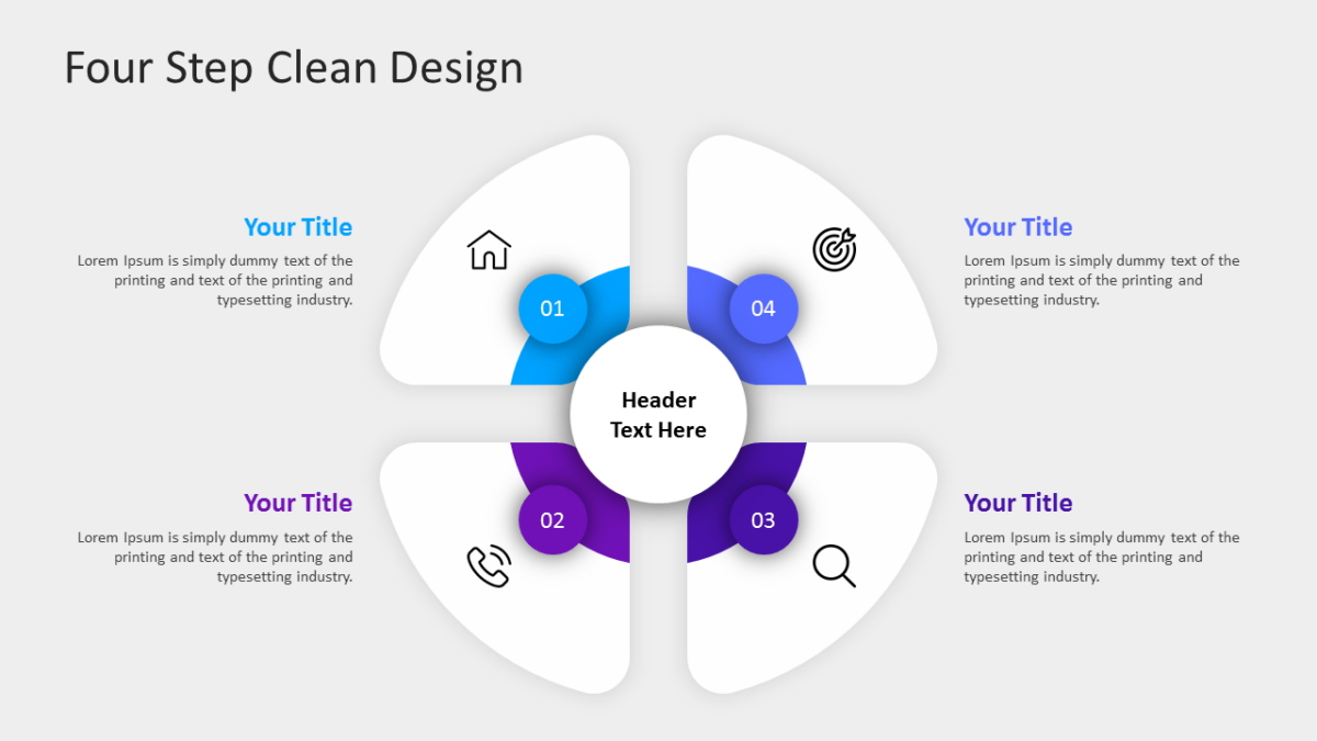 Four Step Clean Design - SlideFeast